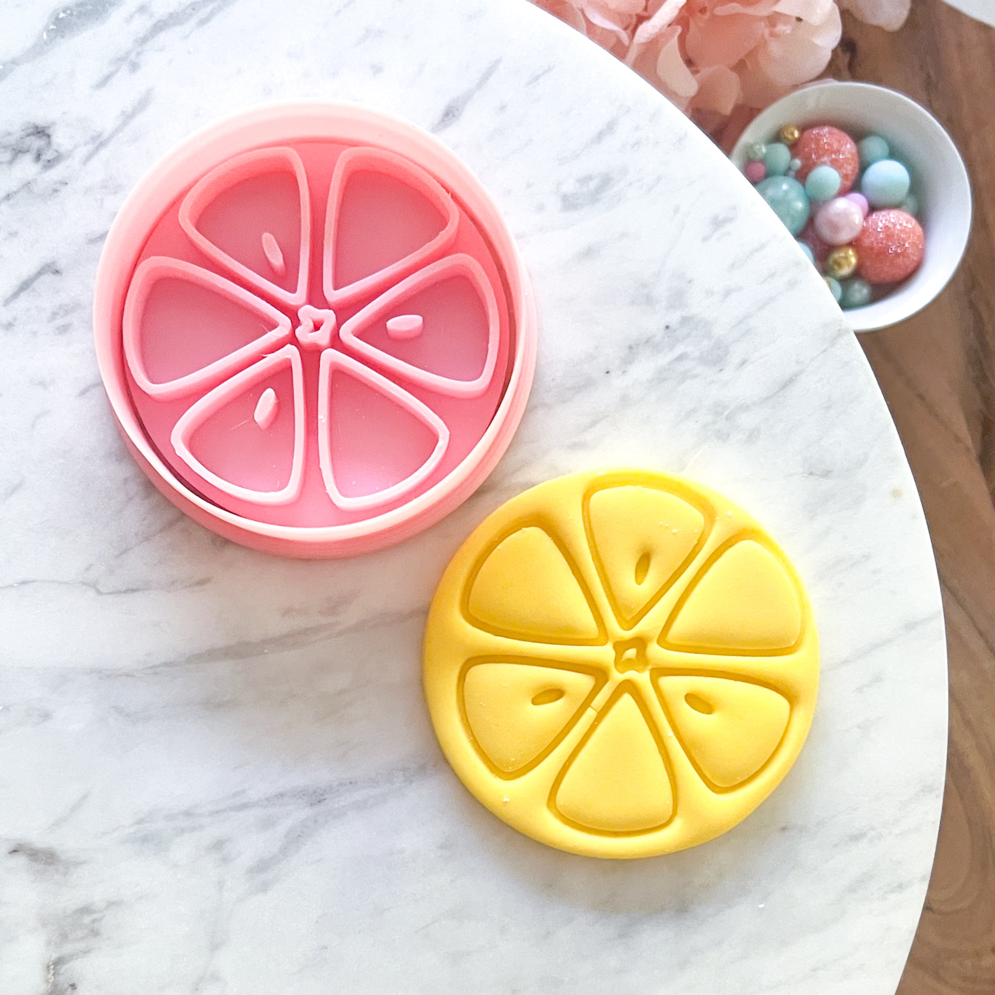 Lemon Slice" - Cookie Cutter & Stamp | Cookie Cutter | Happy Cookie Cutters