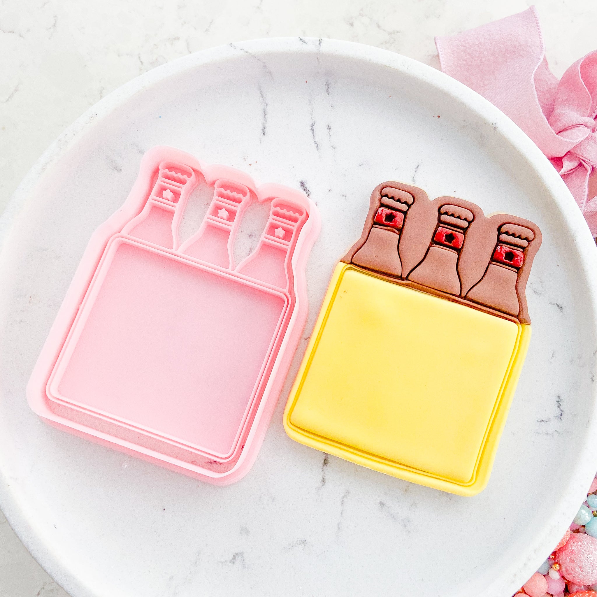 Six Pack" Cutter And Stamp Set | Cookie Cutter | Happy Cookie Cutters
