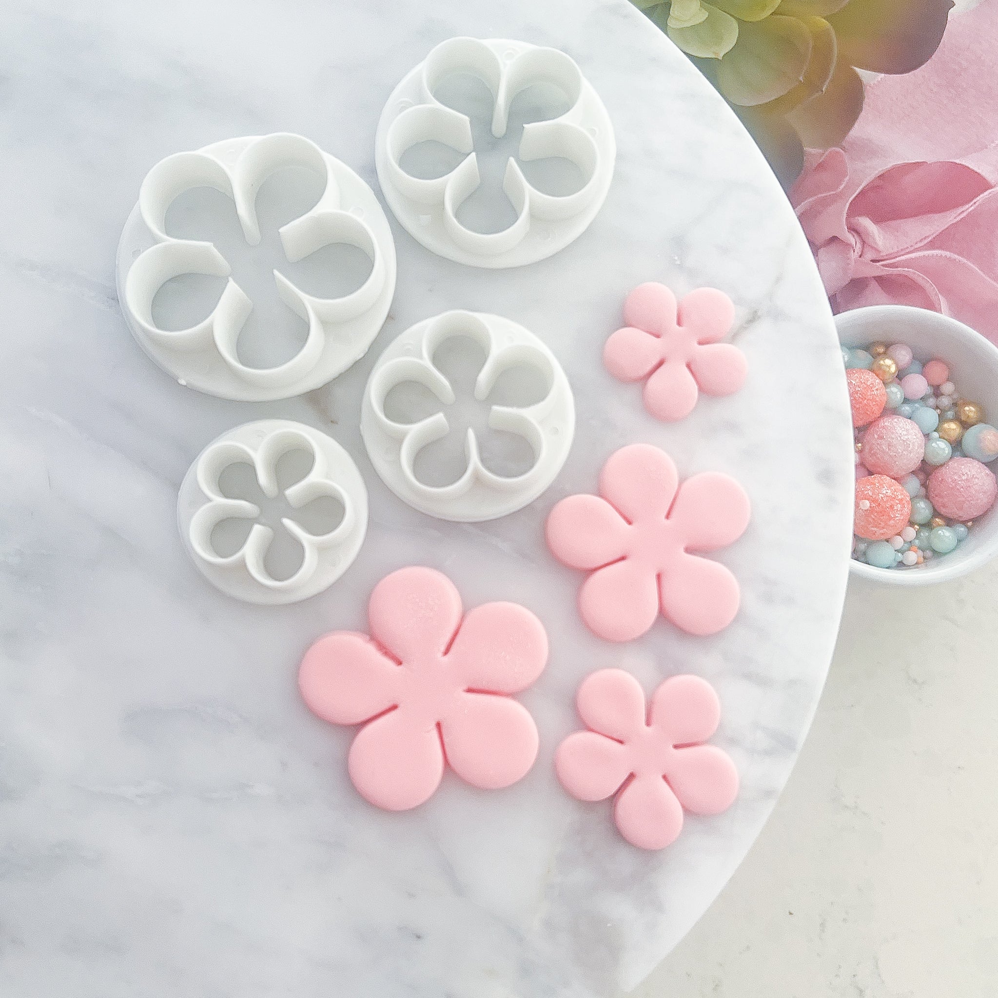 Simple Flower Set – Happy Cookie Cutters