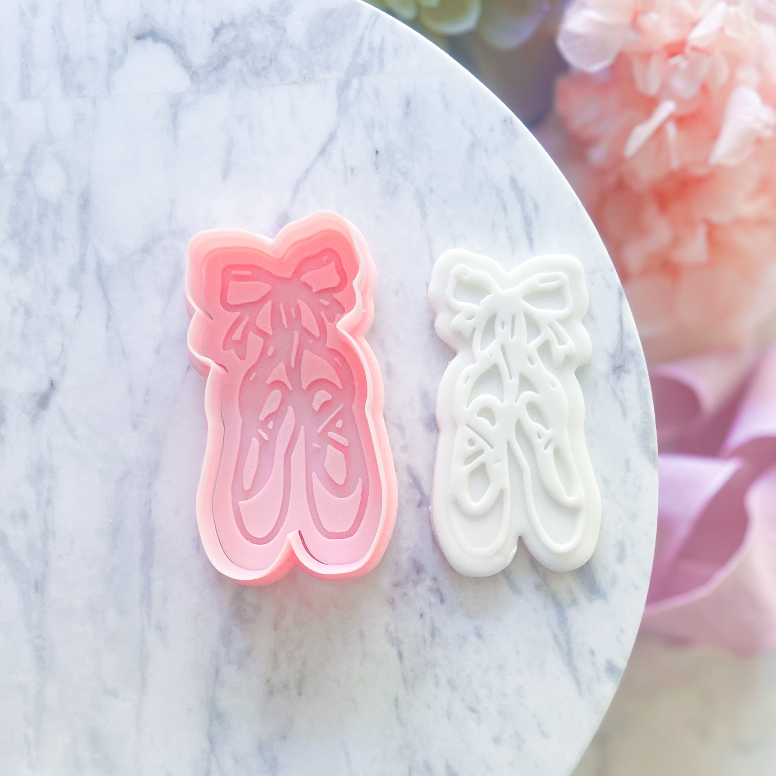 Ballet Shoes" - Cookie Cutter & Stamp | Sports Cookie Cutter | Happy ...