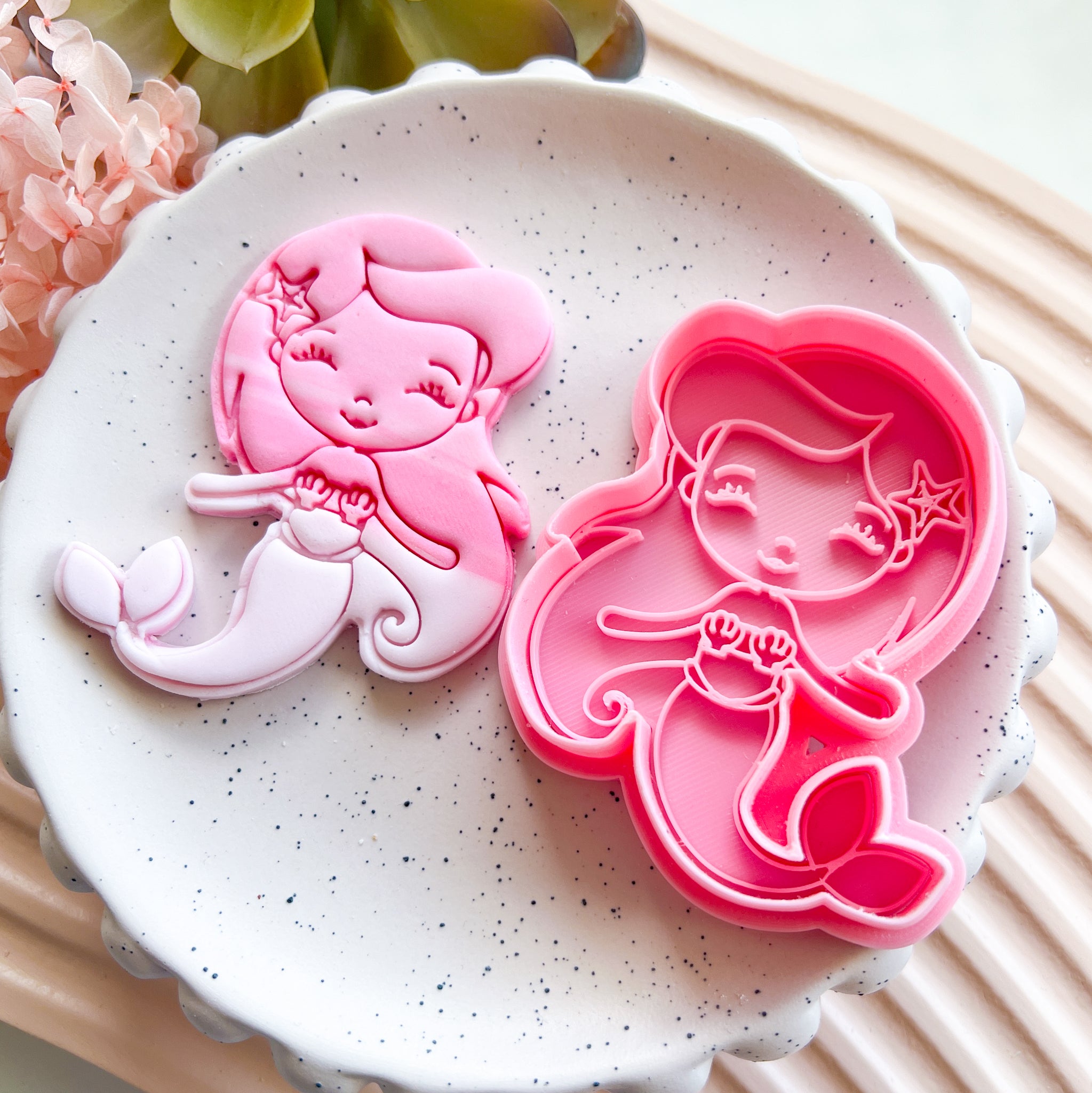 Mermaid" - Cookie Cutter & Stamp | Cookie Cutter | Happy Cookie Cutters