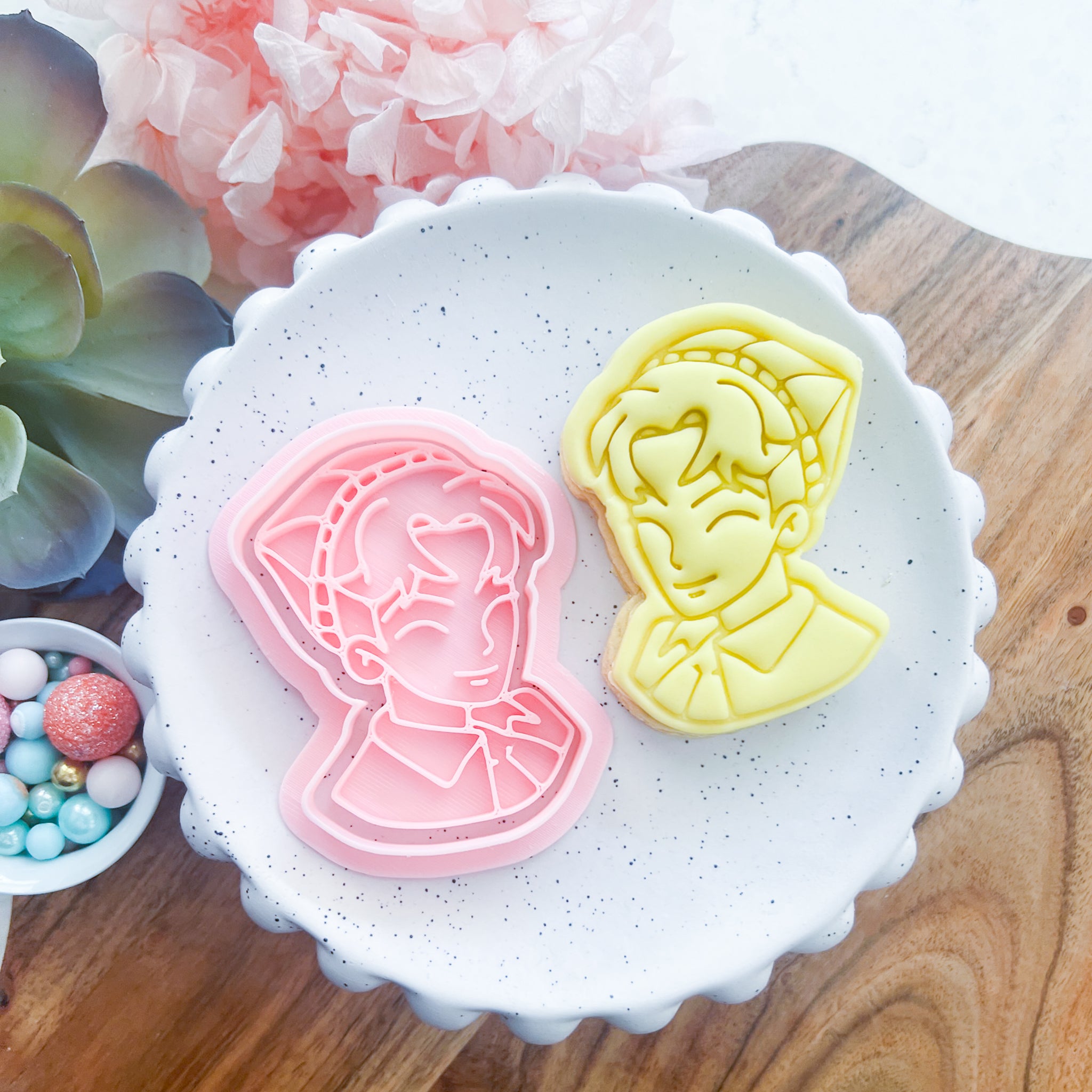 Abs" Cookie Cutter & Stamp | Cookie Cutter | Happy Cookie Cutters
