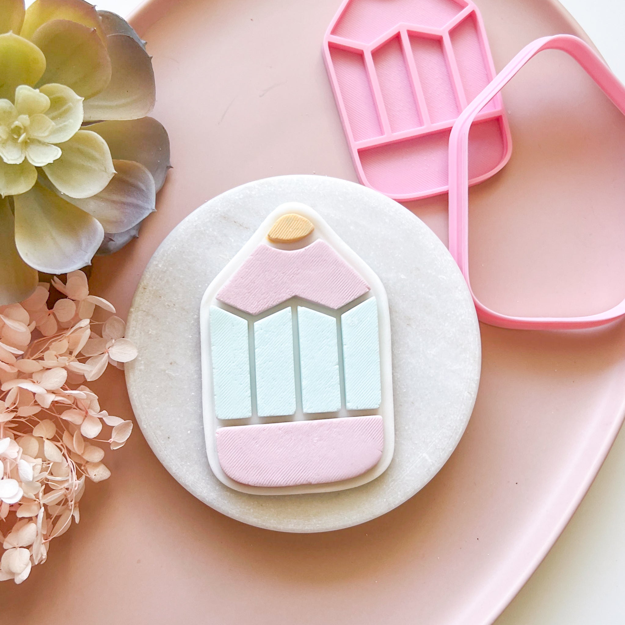 Pencil" Cutter And Stamp | Cookie Cutter | Happy Cookie Cutters